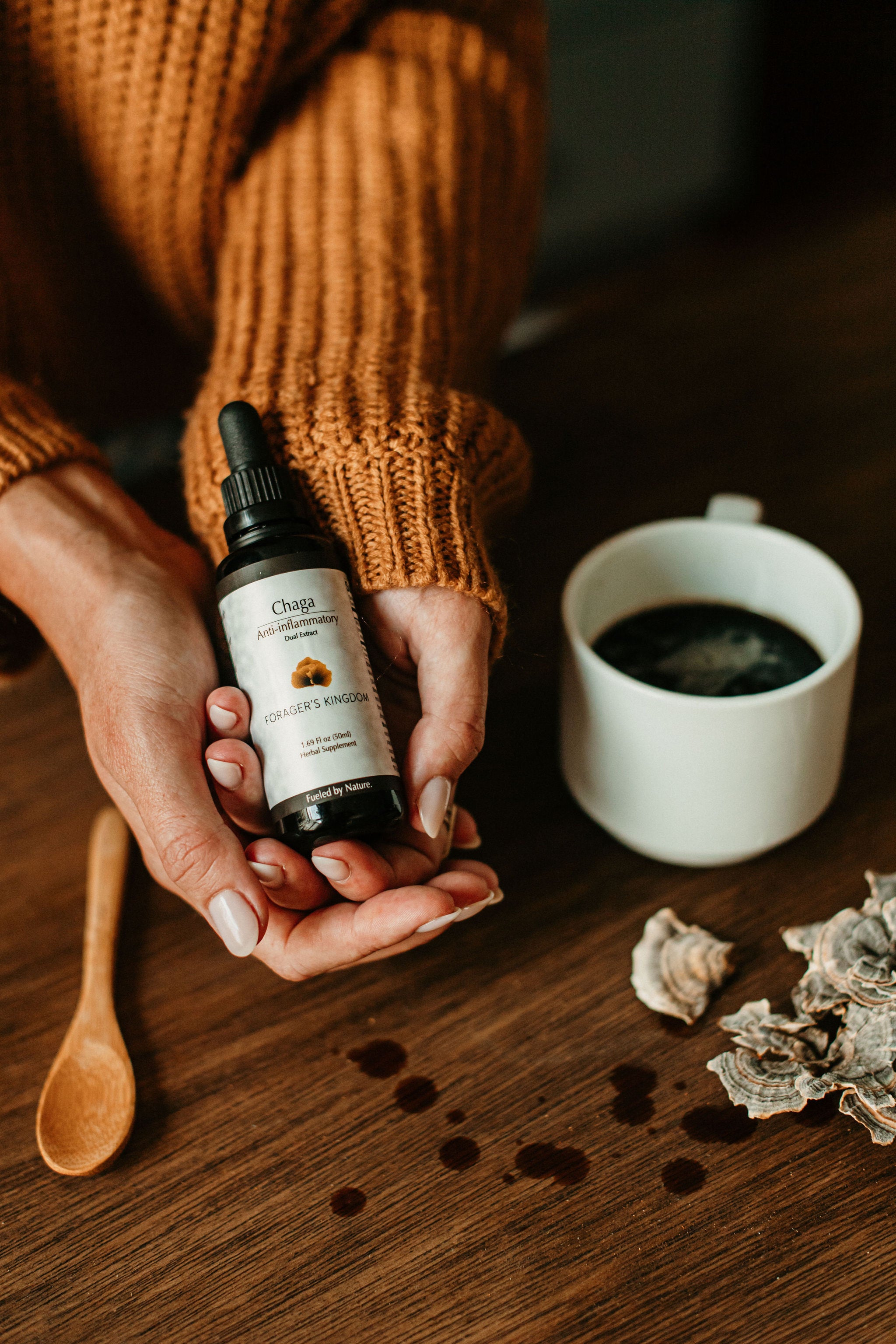 Boost Your Health with Organic Chaga Mushroom Extract | Forager's Kingdom